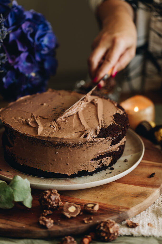 Chocolate Hazelnut Cake - WhānauKai
